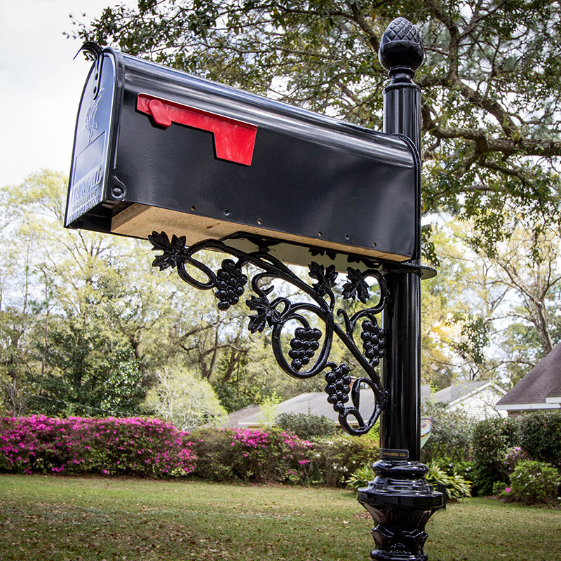 Vandalet Mailbox Co. 56" H In-Ground Decorative Post & Reviews | Wayfair