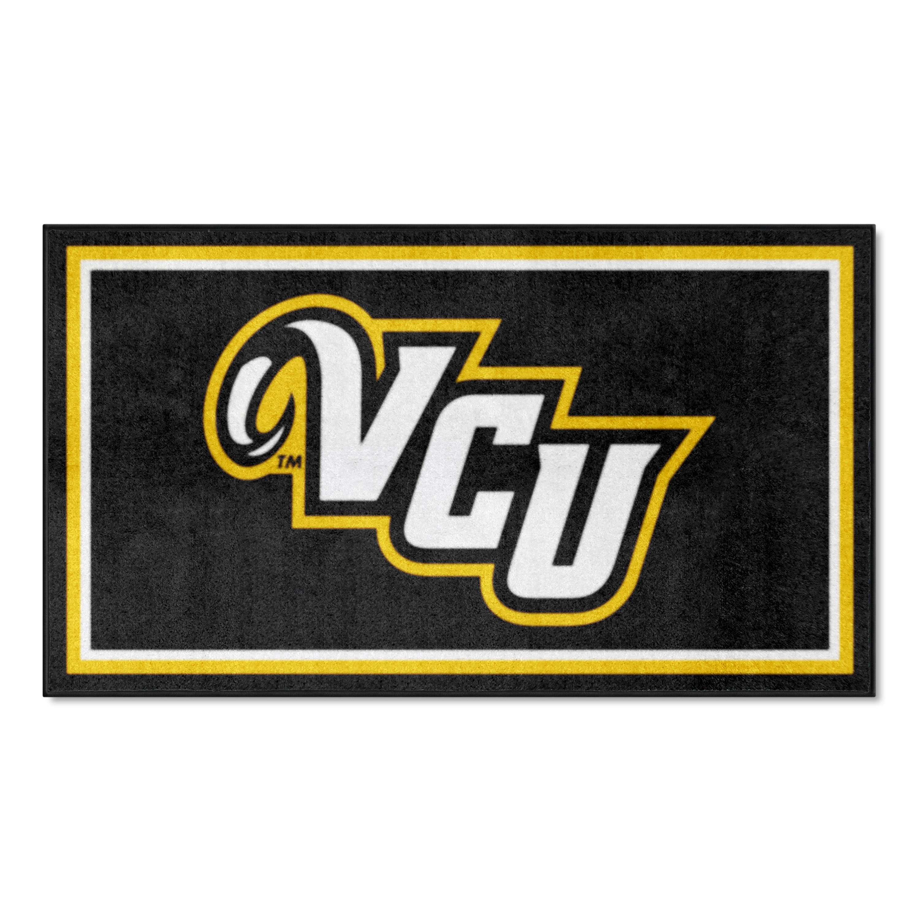 FANMATS VCU_VCU Rams 3Ft. X 5Ft. Plush Area Rug | Wayfair