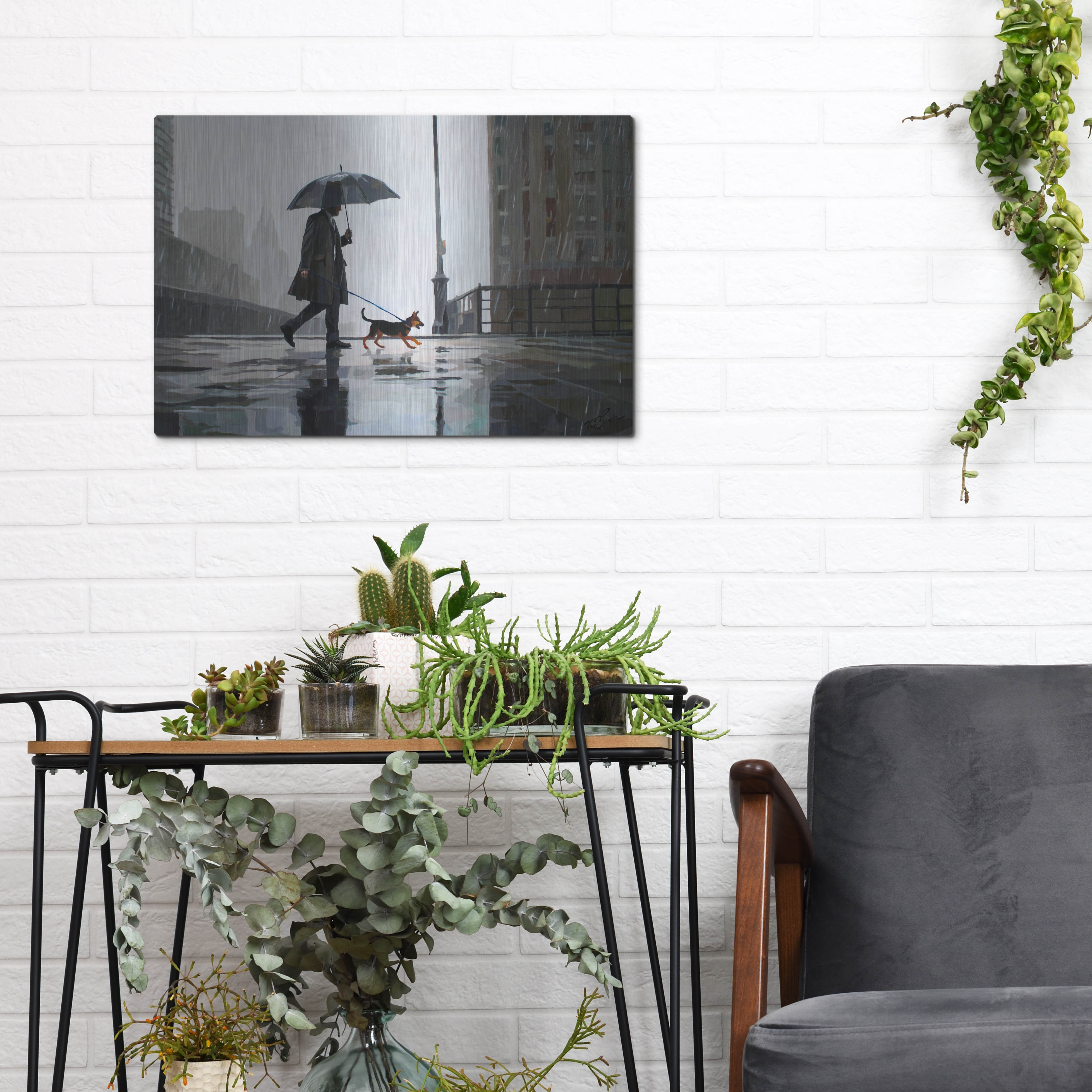 George Oliver 'Happy Hour' by Keith Thomson Metal Wall Art | Wayfair