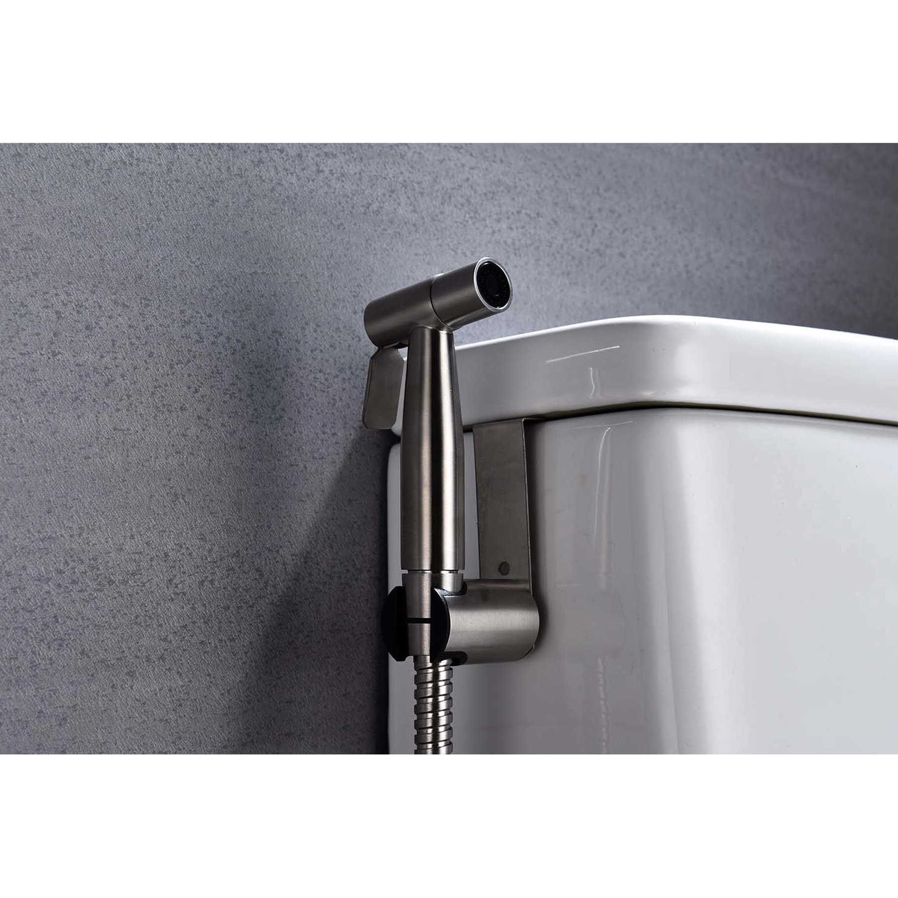 IntrospectiveIncline Toilet Bidet - Handheld, Brushed Gold Metal ...
