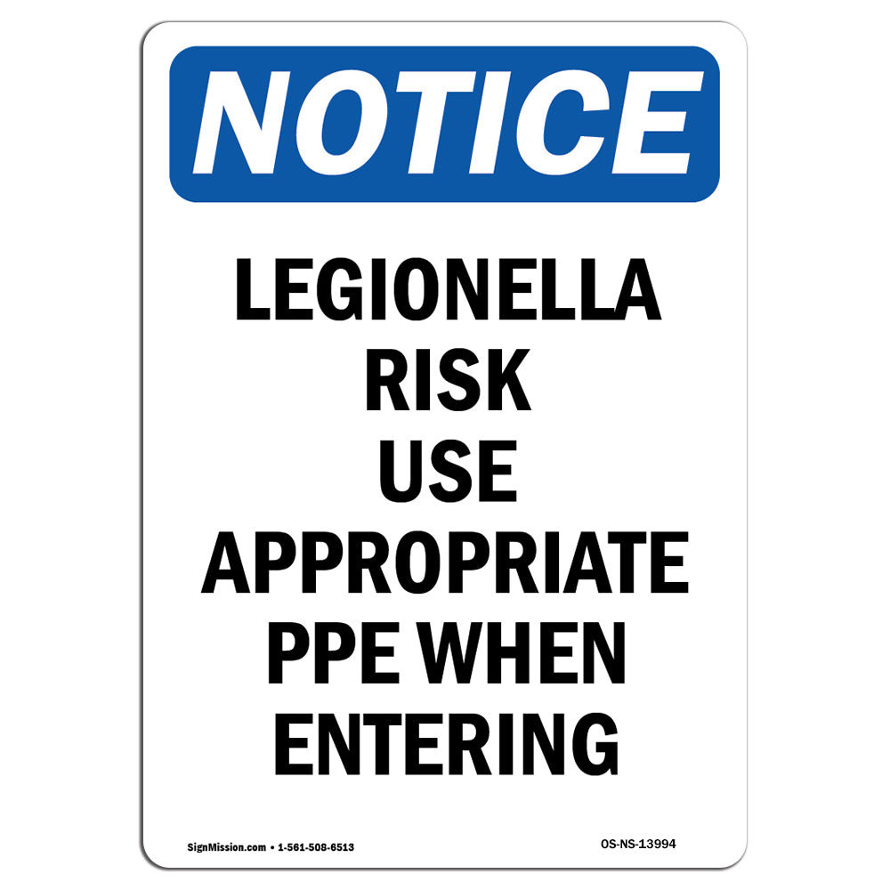 SignMission Legionella Risk Use Appropriate Sign | Wayfair