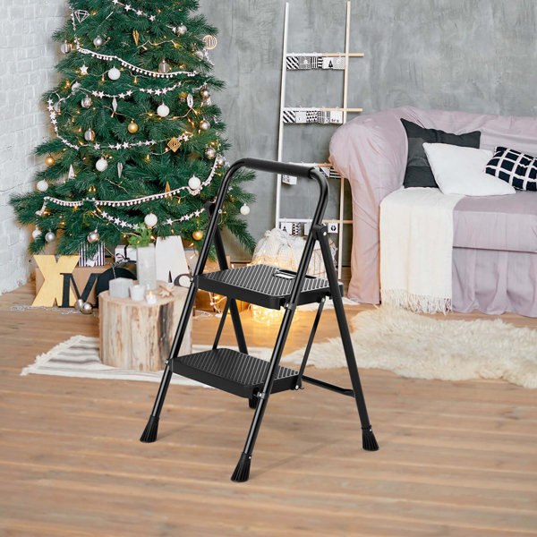 WFX Utility™ 2 - Step Lightweight Folding Small Step Ladder | Wayfair