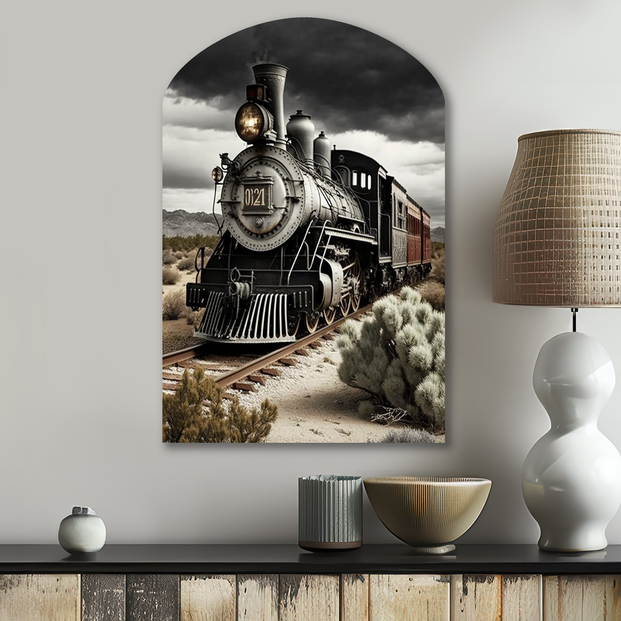 Trent Austin Design Train On The Track I - Transportation Train Arch ...