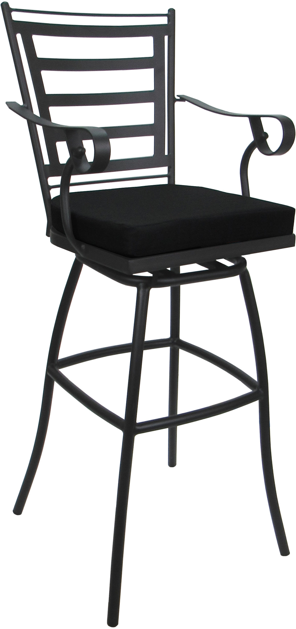 Lark Manor™ Outdoor Indoor Extra Tall Bar Stool With Arms | Wayfair