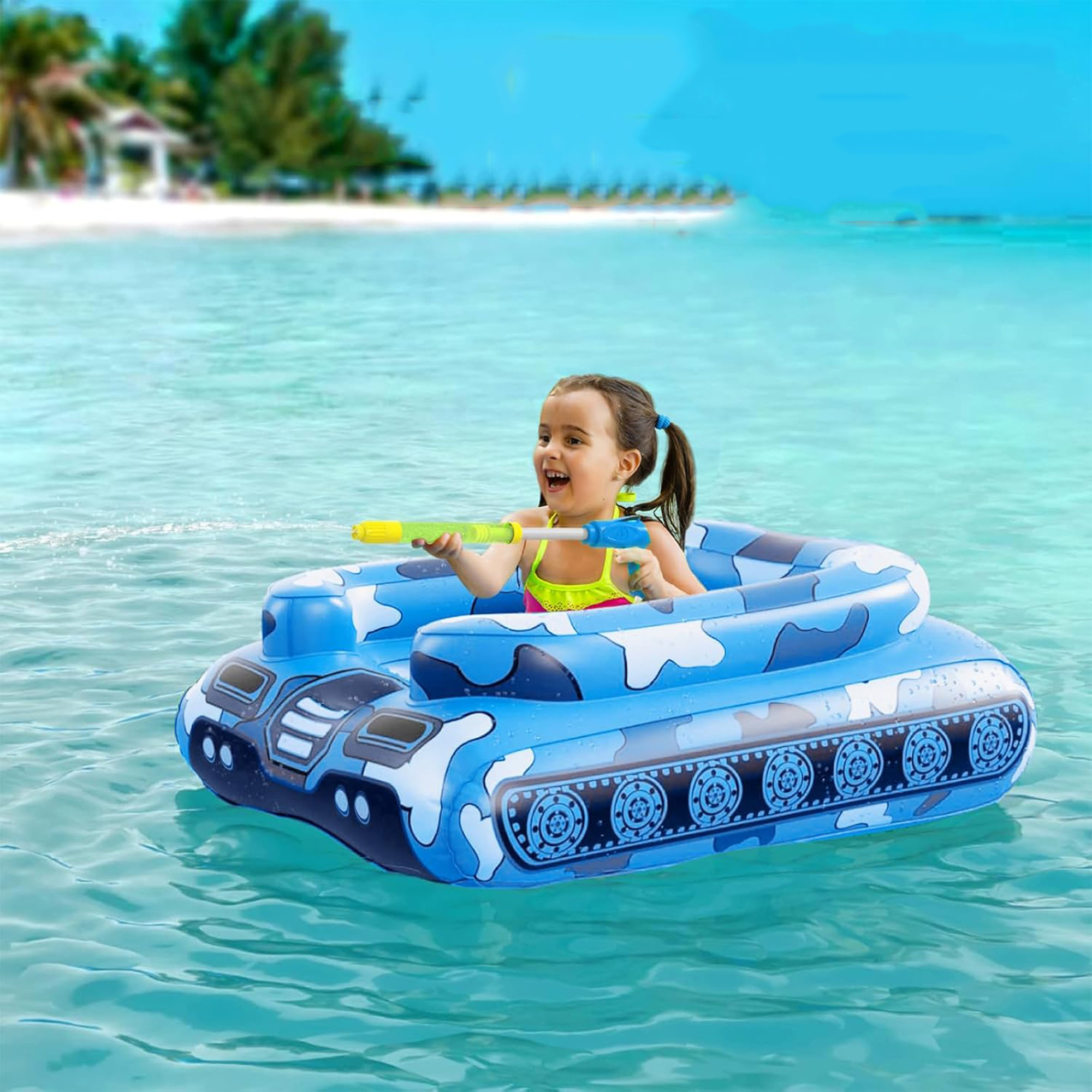 Artmeer Inflatable Artmeer Pool Floats Kids - Jasonwell Toddler Pool Floaties Swimming Pool Tank ...