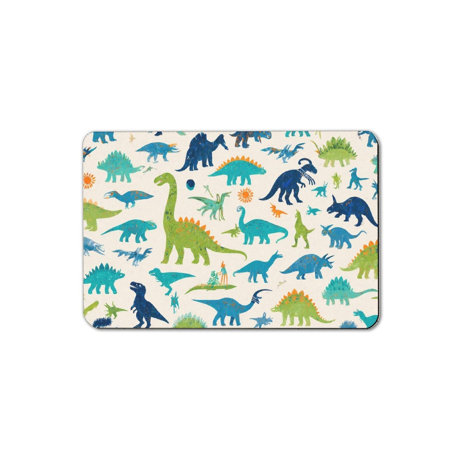 George Oliver Dinosaur Decorative Motif Bath Mat For Bathroom, 16 X 24 ...
