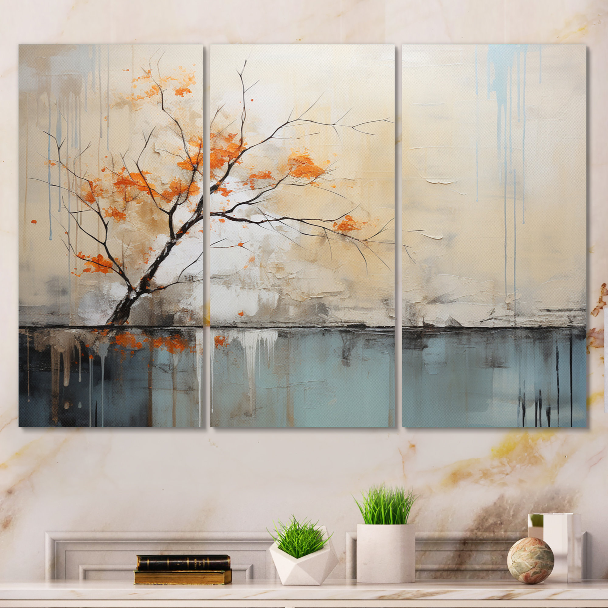 Winston Porter Minimalism Tree Ephemeral Power I - Modern Wall Decor ...