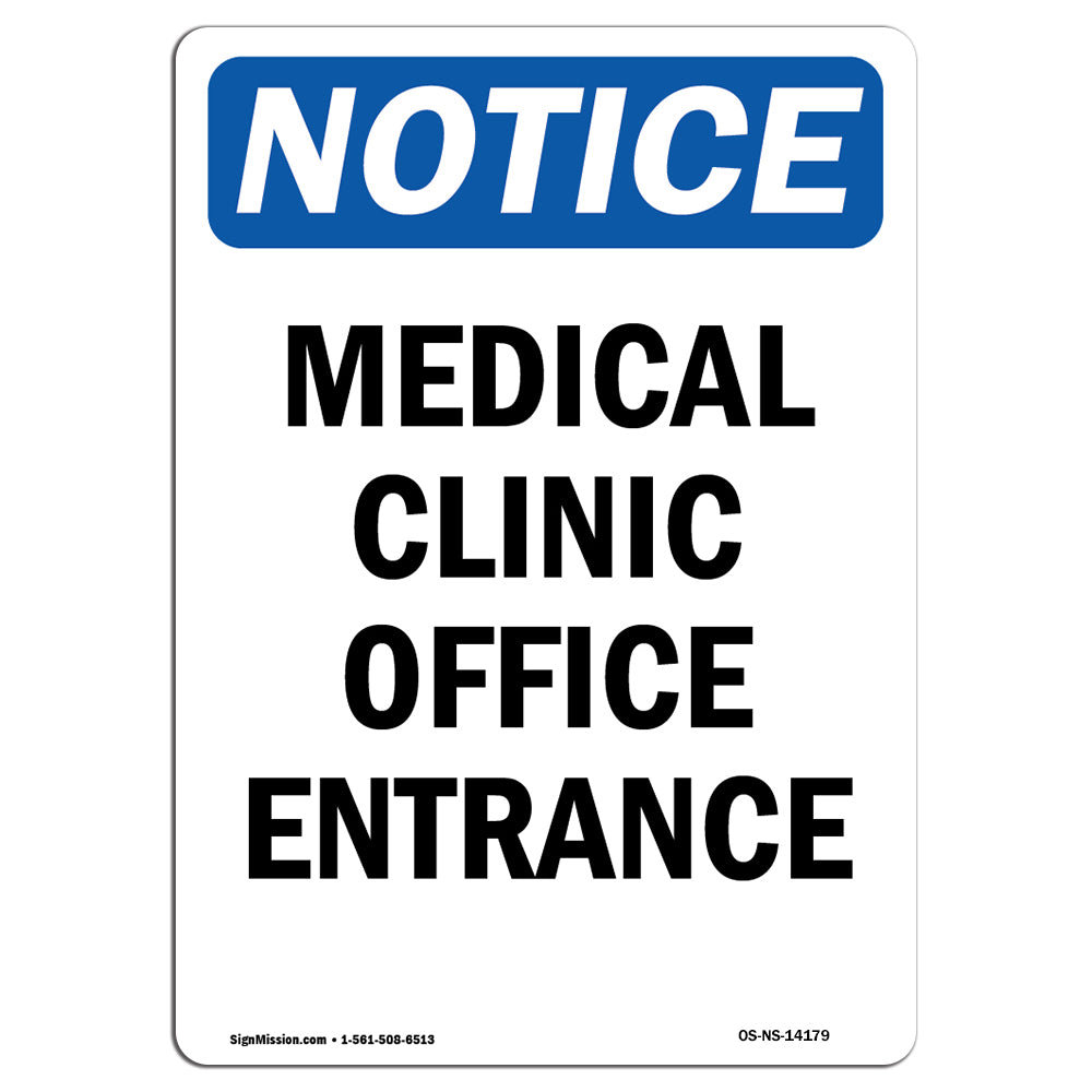 SignMission Medical Clinic office Entrance Sign | Wayfair