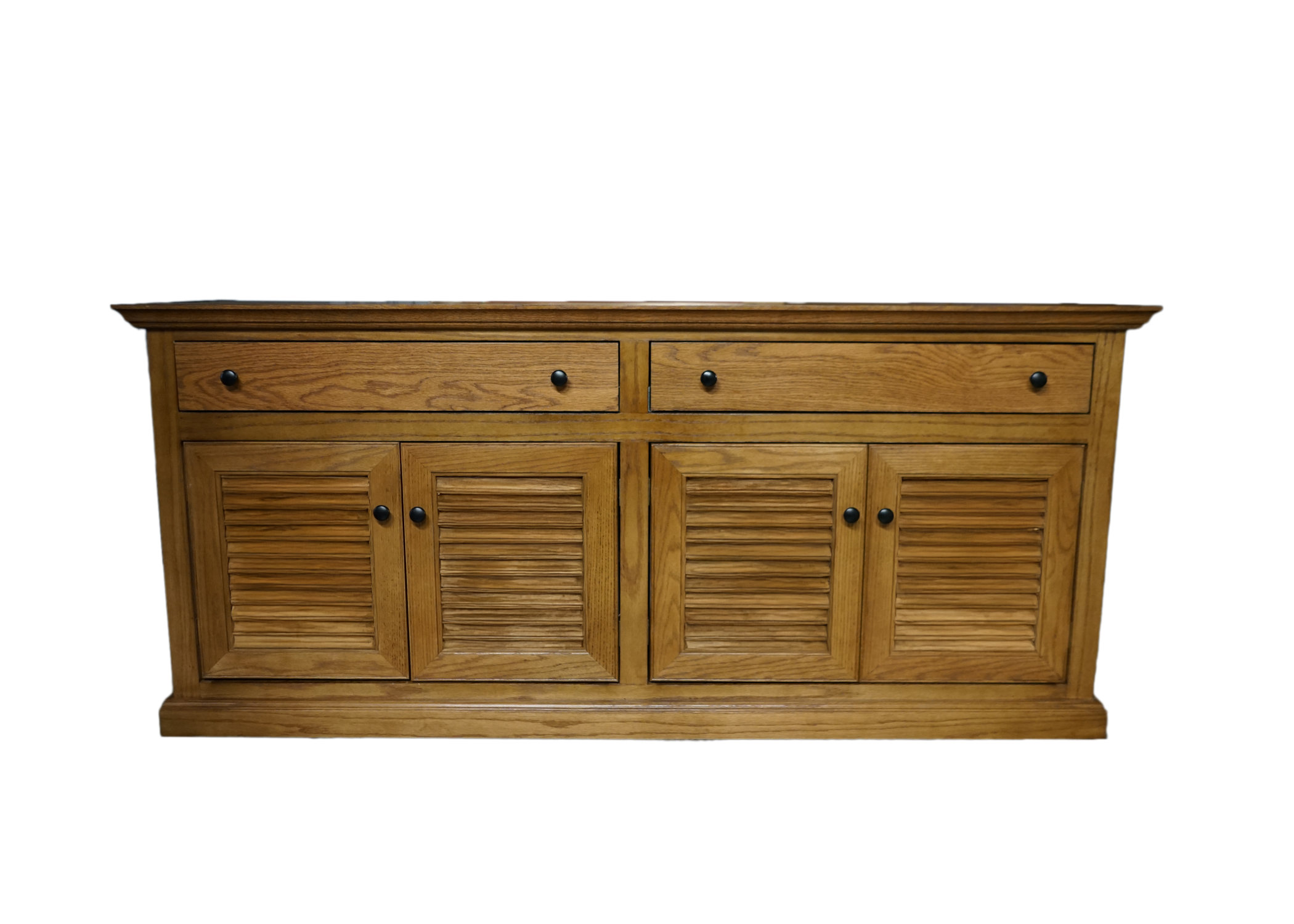 Red Barrel Studio® Traditional Oak Solid Wood 70" Sideboard Buffet with ...