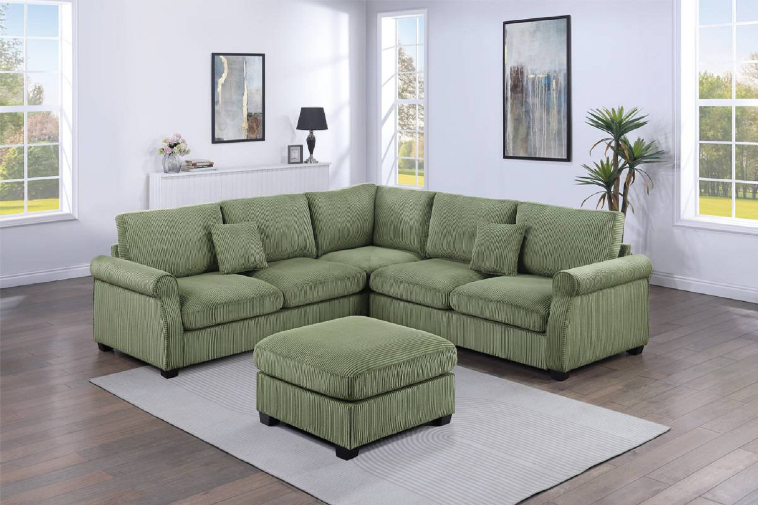 Red Barrel Studio® Maissie 4 - Piece Upholstered Sectional | Wayfair