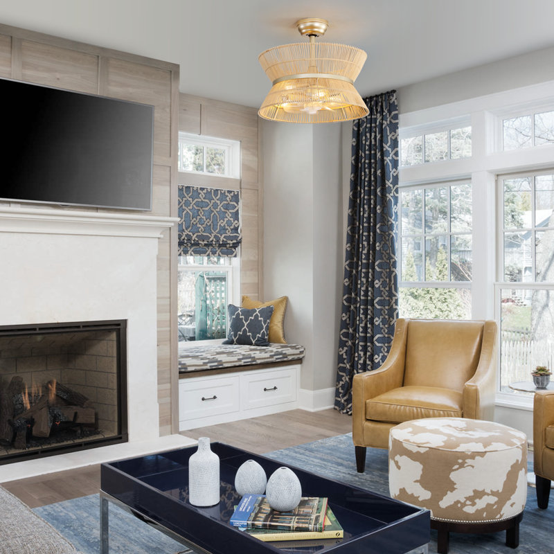 Bay Isle Home™ Modern Rattan Ceiling Fan With Remote Control & Reviews ...