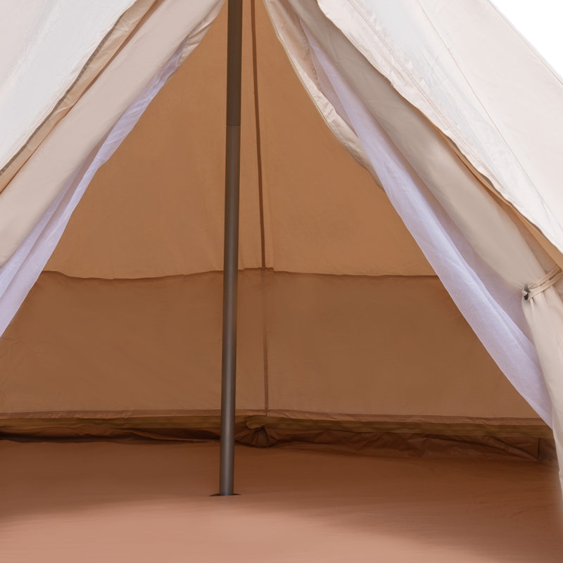 JOYDING 9.8ft Bell Tent Family Camping Mongolian Yurt Waterproof Hiking ...