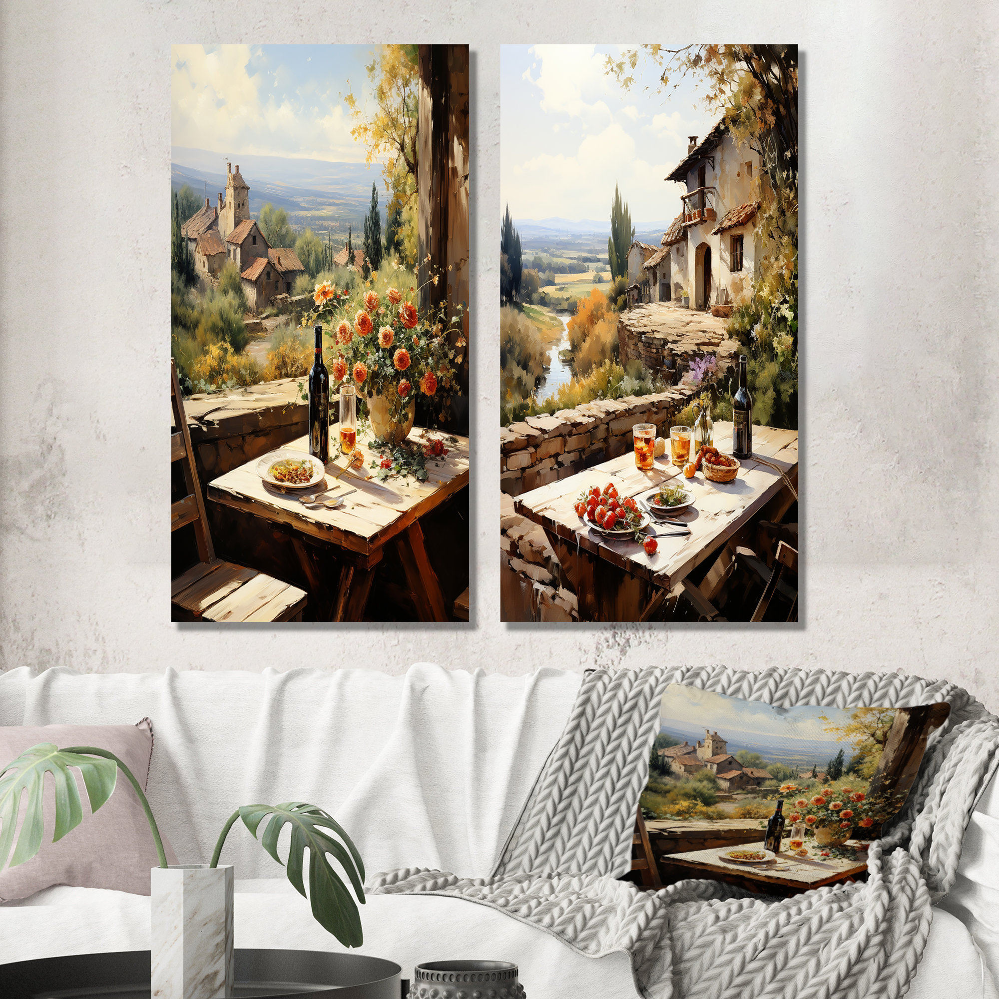 Astoria Grand Culinary Serenity Romantic Town - Wine & Champagne Canvas ...