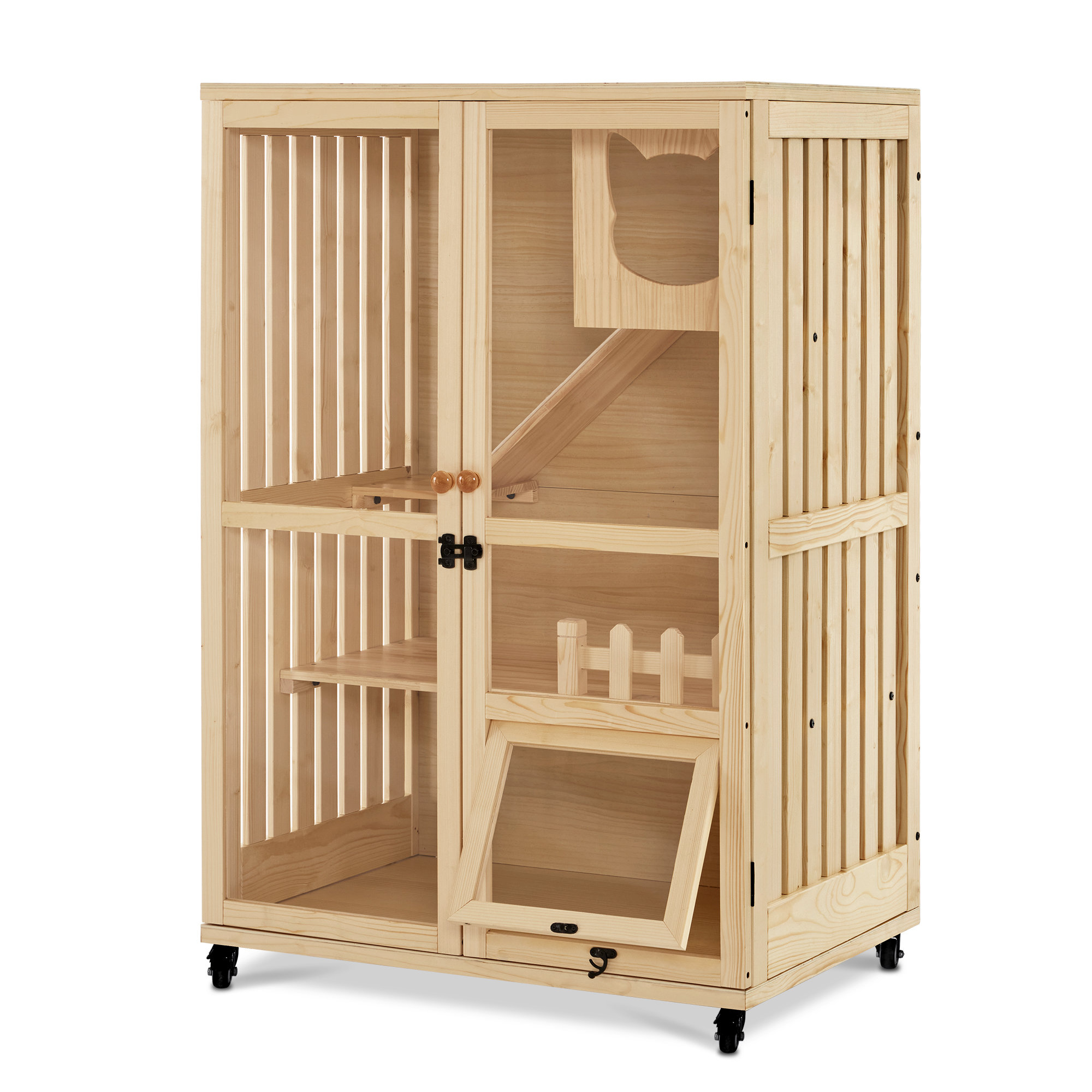 Archie & Oscar™ Archie & Oscar Wooden Cat Houses For Indoor Cats ...