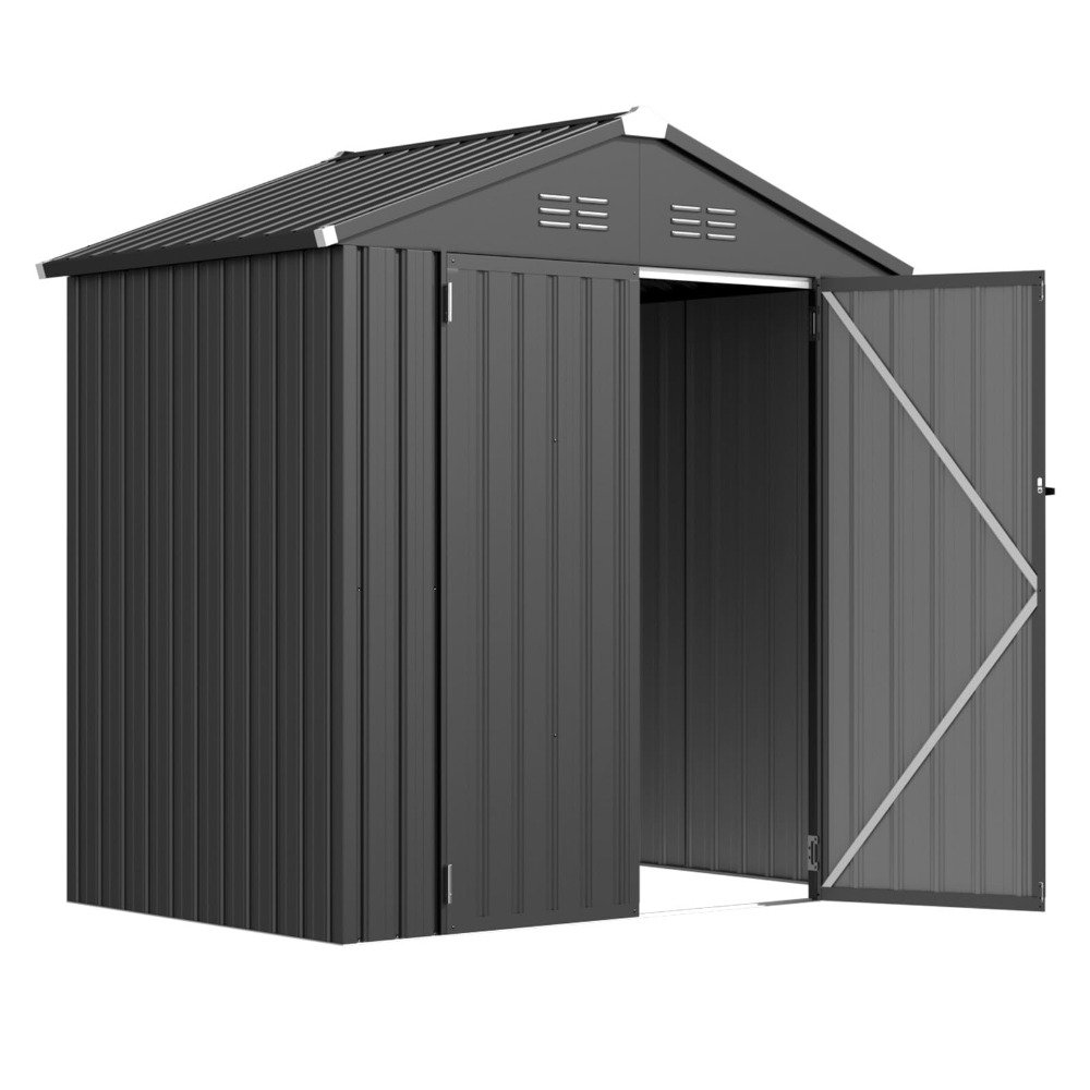 YODOLLA 6' X 4' Storage Shed, Metal Sheds & Outdoor Storage Clearance ...