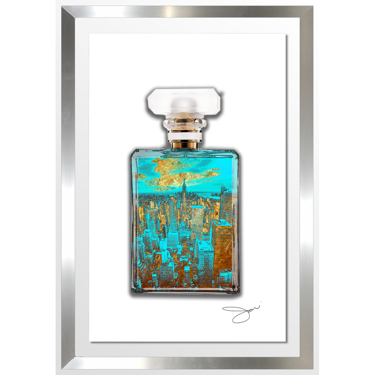 House of Hampton® NYC Perfume - Graphic Art Print | Wayfair