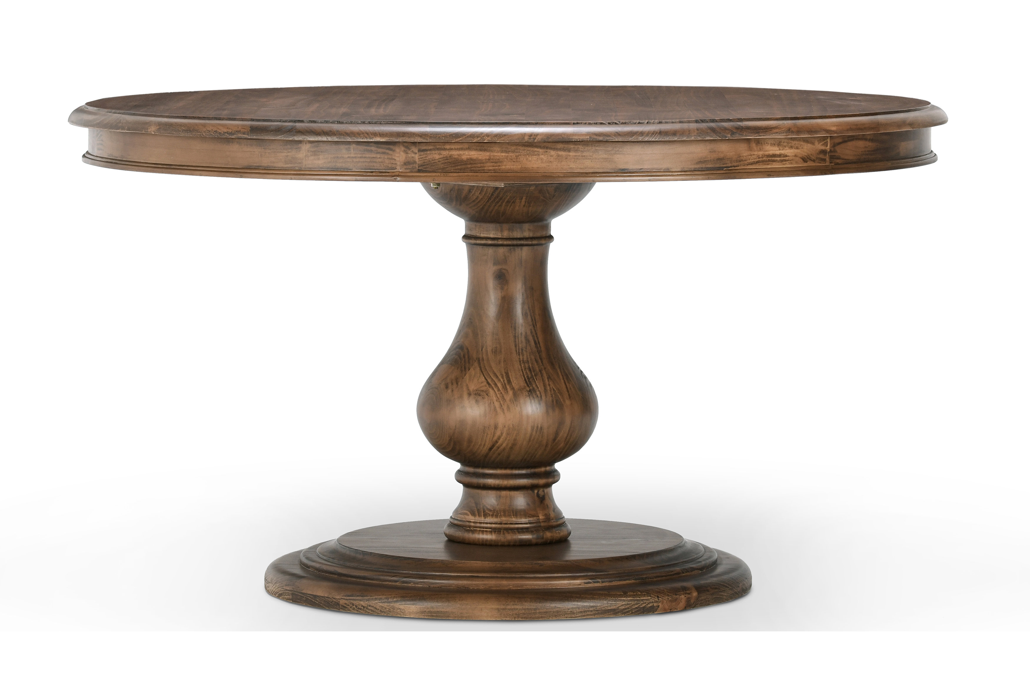 Birch Lane™ Albia 54" Solid Wood Pedestal Dining Table & Reviews ...