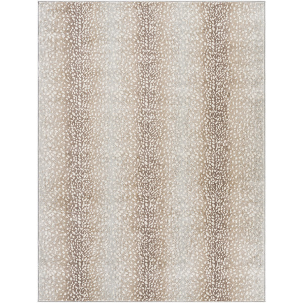 Mercer41 Angelick Camel/Light Gray Area Rug & Reviews | Wayfair