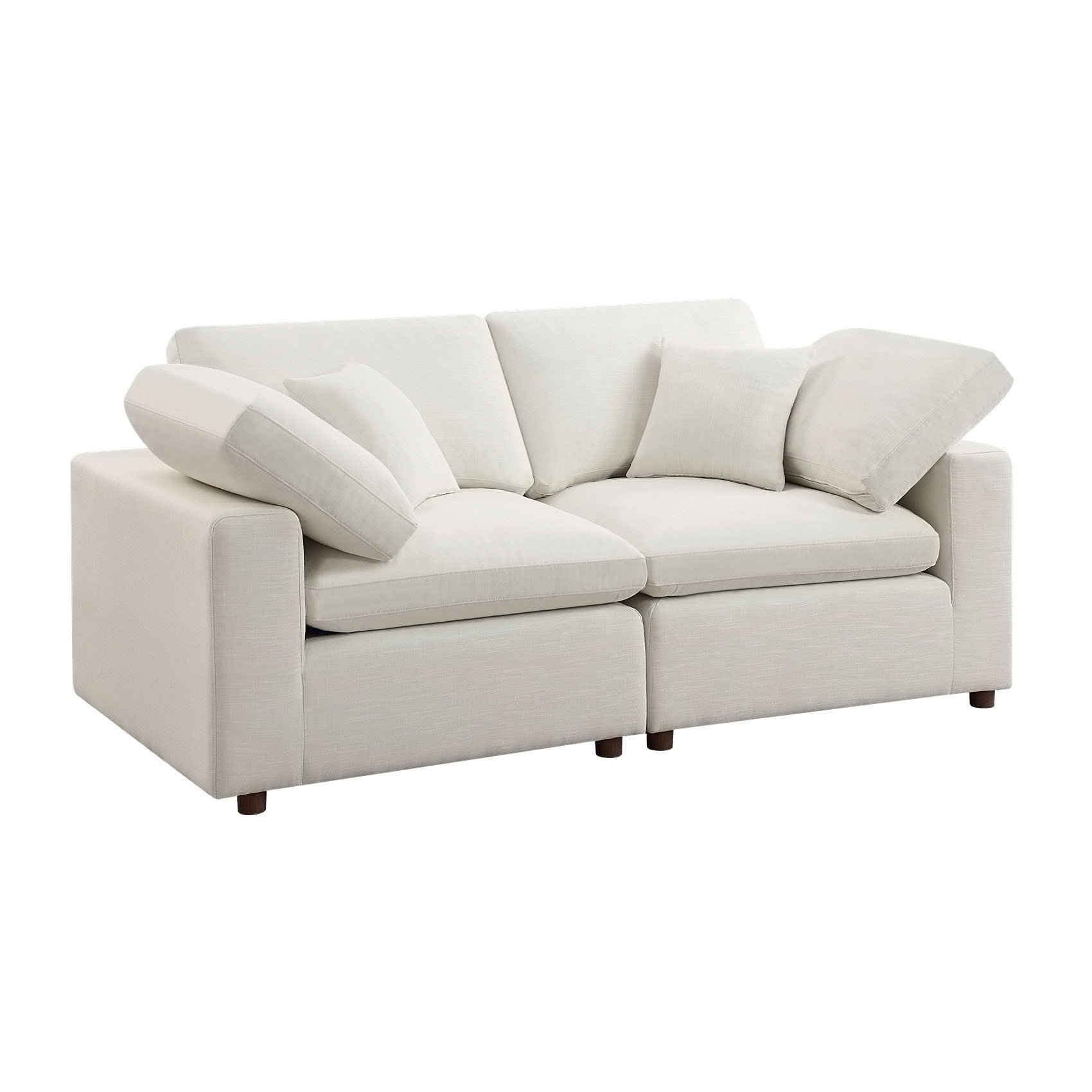Hokku Designs Modern Modular Sectional Sofa Set | Wayfair