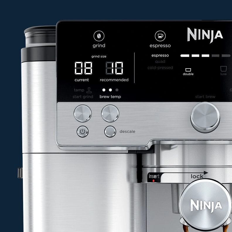 Ninja Luxe Café Premier Series 3-in-1 Espresso, Coffee and Cold Brew ...