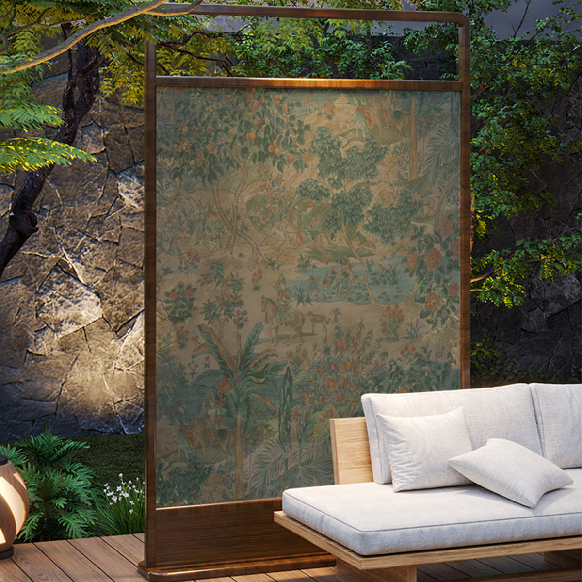 ComfySofa.s Retro Luxury Solid Wood Screen | Wayfair