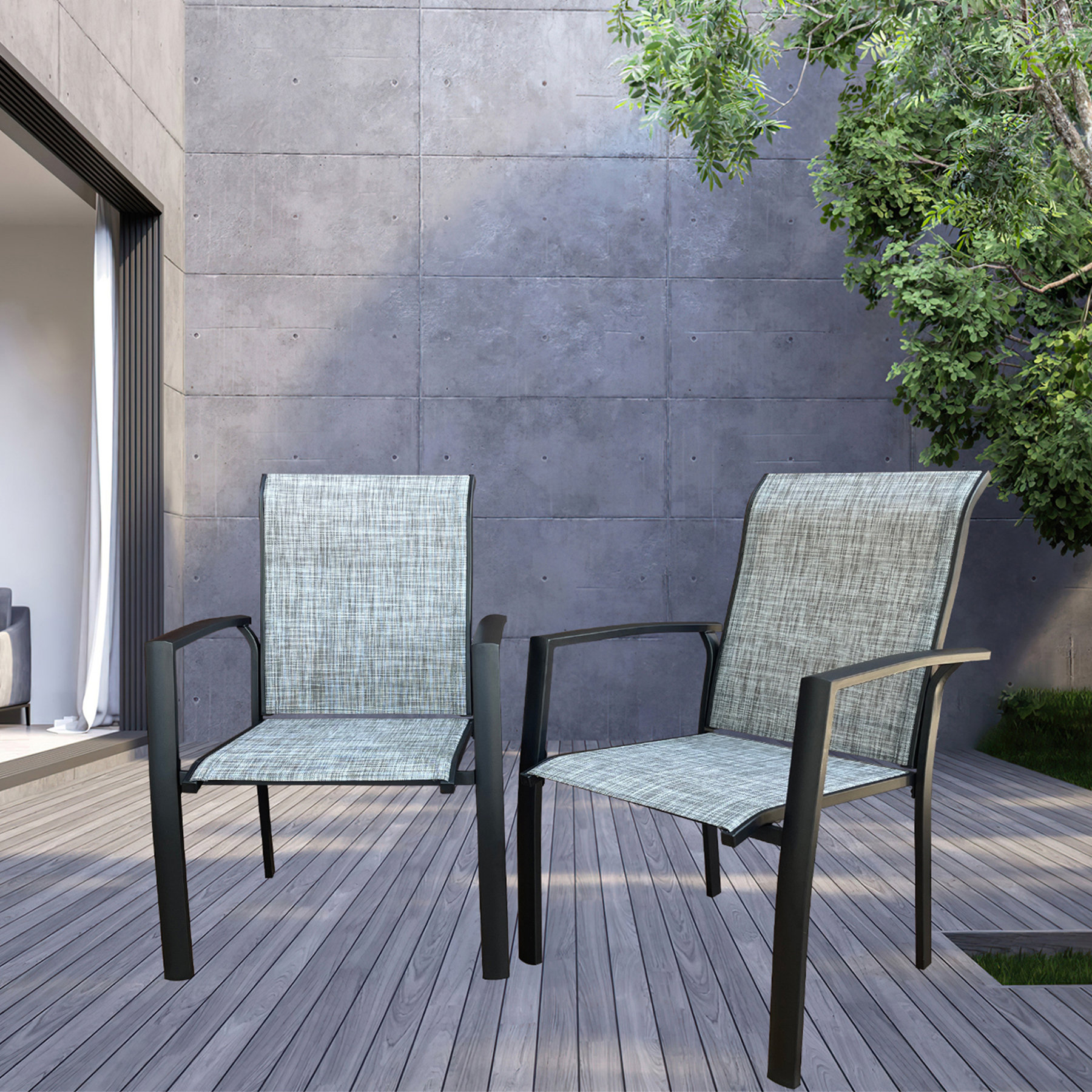 Astoria Grand Garden Patio Chairs - Wayfair Canada