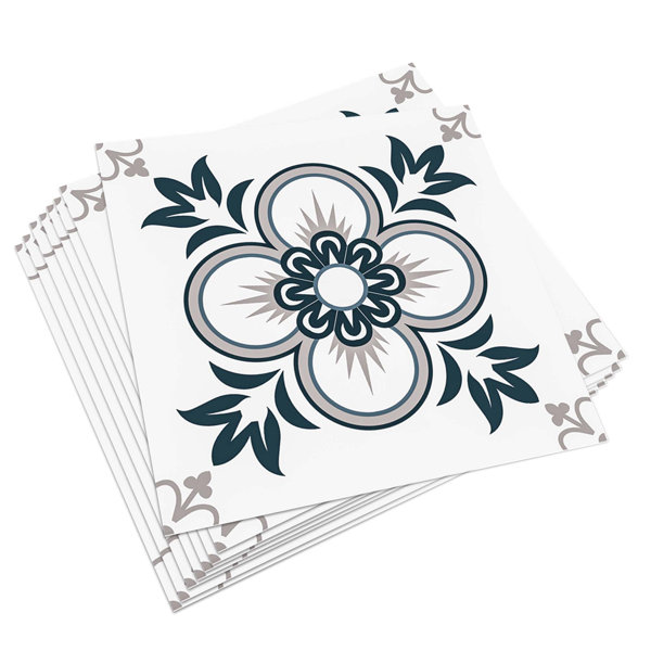 Jeedeson 12 In. X 12 In. Vinyl Peel And Stick Backsplash Tile Stickers ...