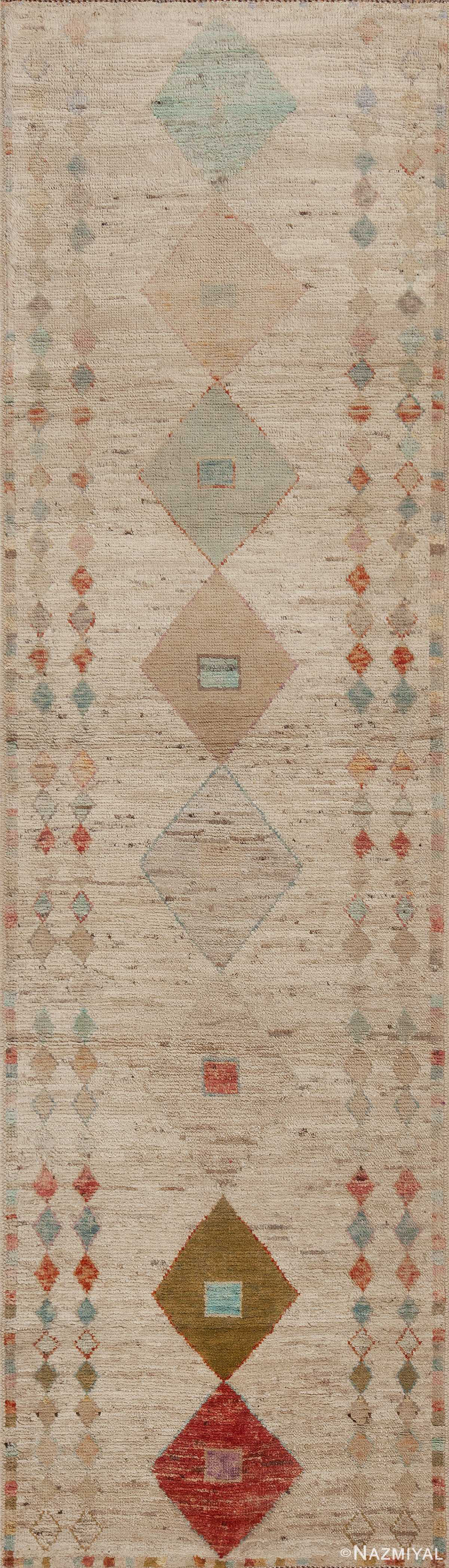 Nazmiyal Collection One-of-a-Kind Tribal Geometric Diamond Design ...