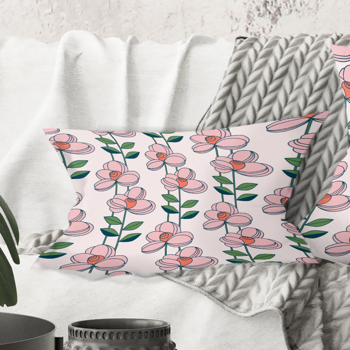 Design Art Floral Botanical Retro XII - Mid-Century Modern Printed ...