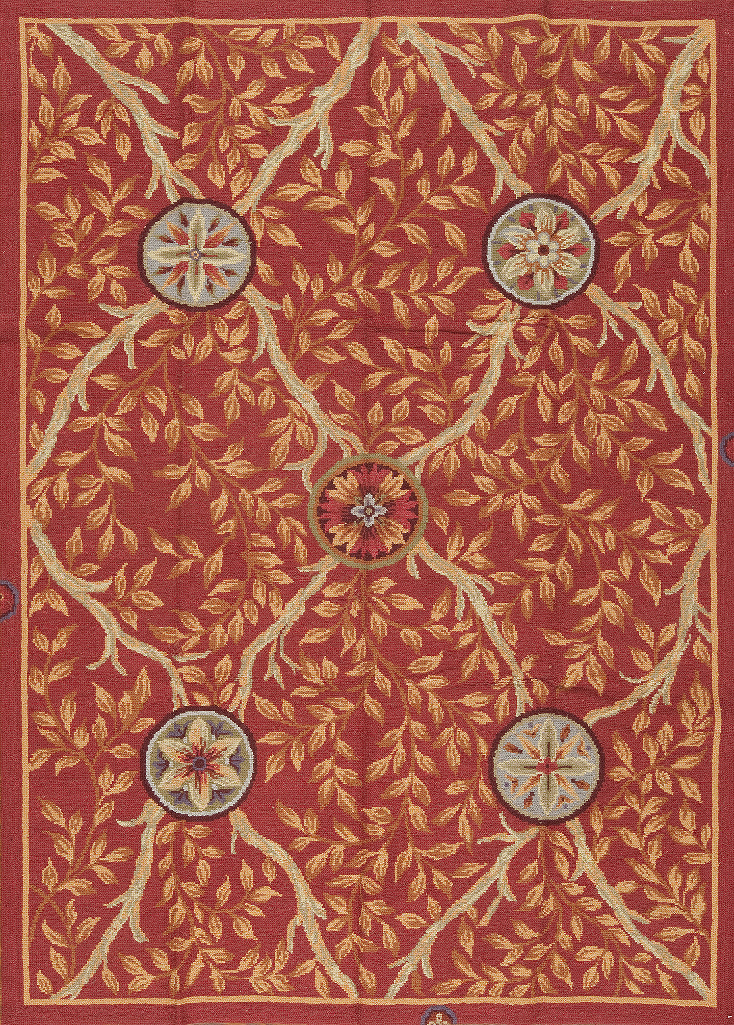 Samad Rugs Gros Point Needlepoint One-of-a-Kind 6.0 X 9.0 Area Rug ...