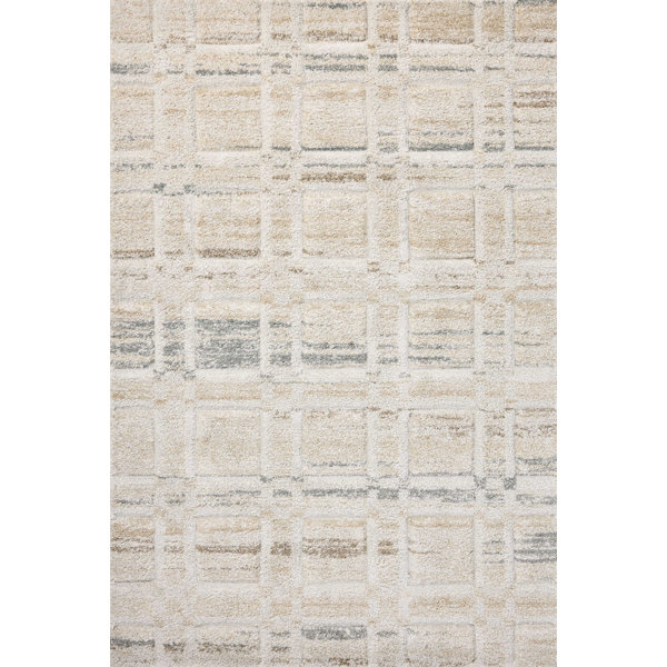 17 Stories Loloi Manali Bone / Multi Area Rug | Wayfair