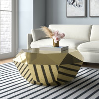Gold Coffee Tables You'll Love | Wayfair