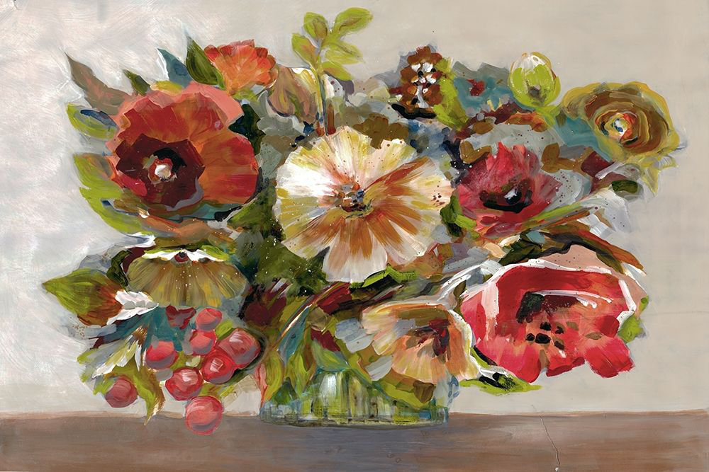 Winston Porter Bright Excited Florals 2 Poster Print By Doris Charest ...