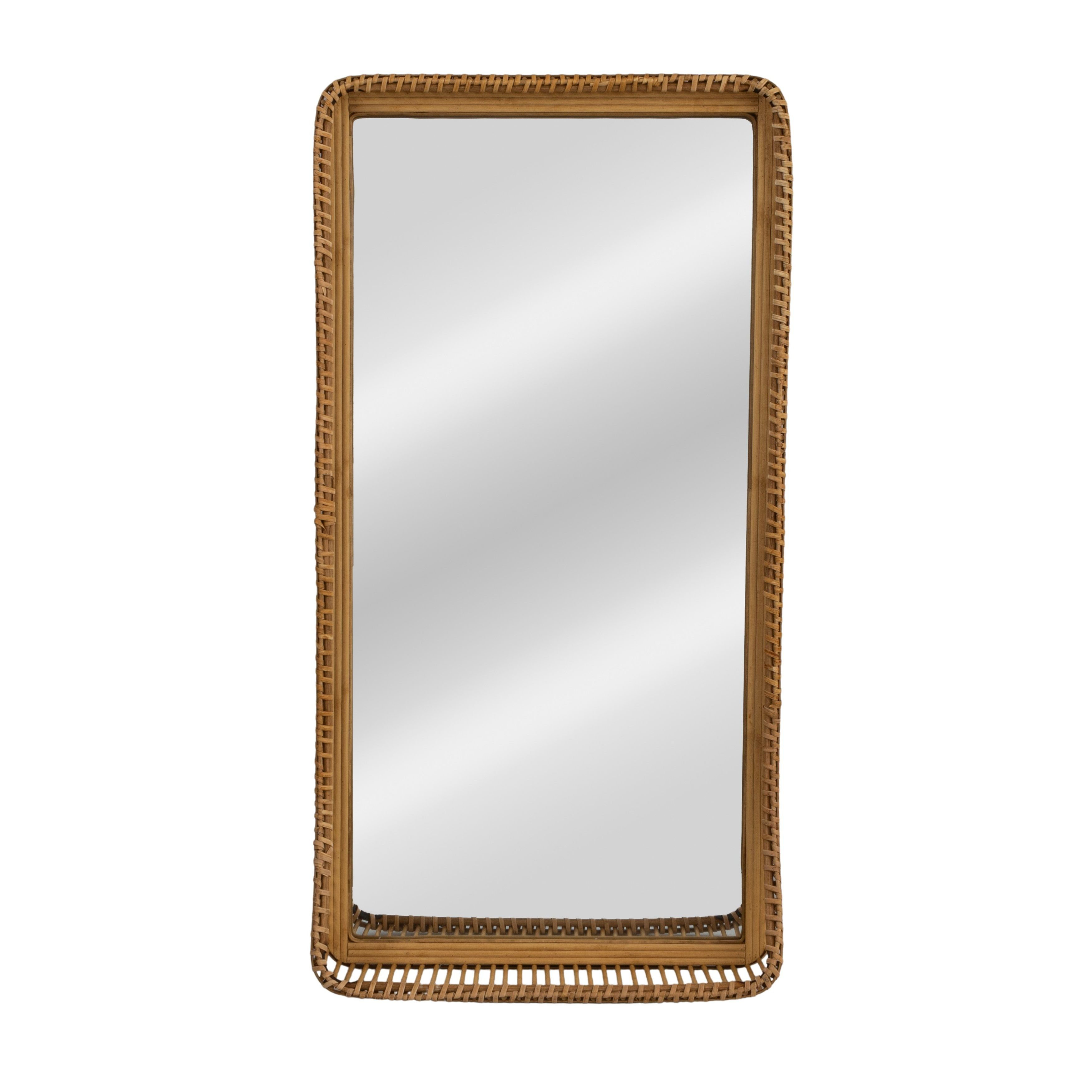 Red Barrel Studio® Milferd Rattan Accent Mirror | Wayfair