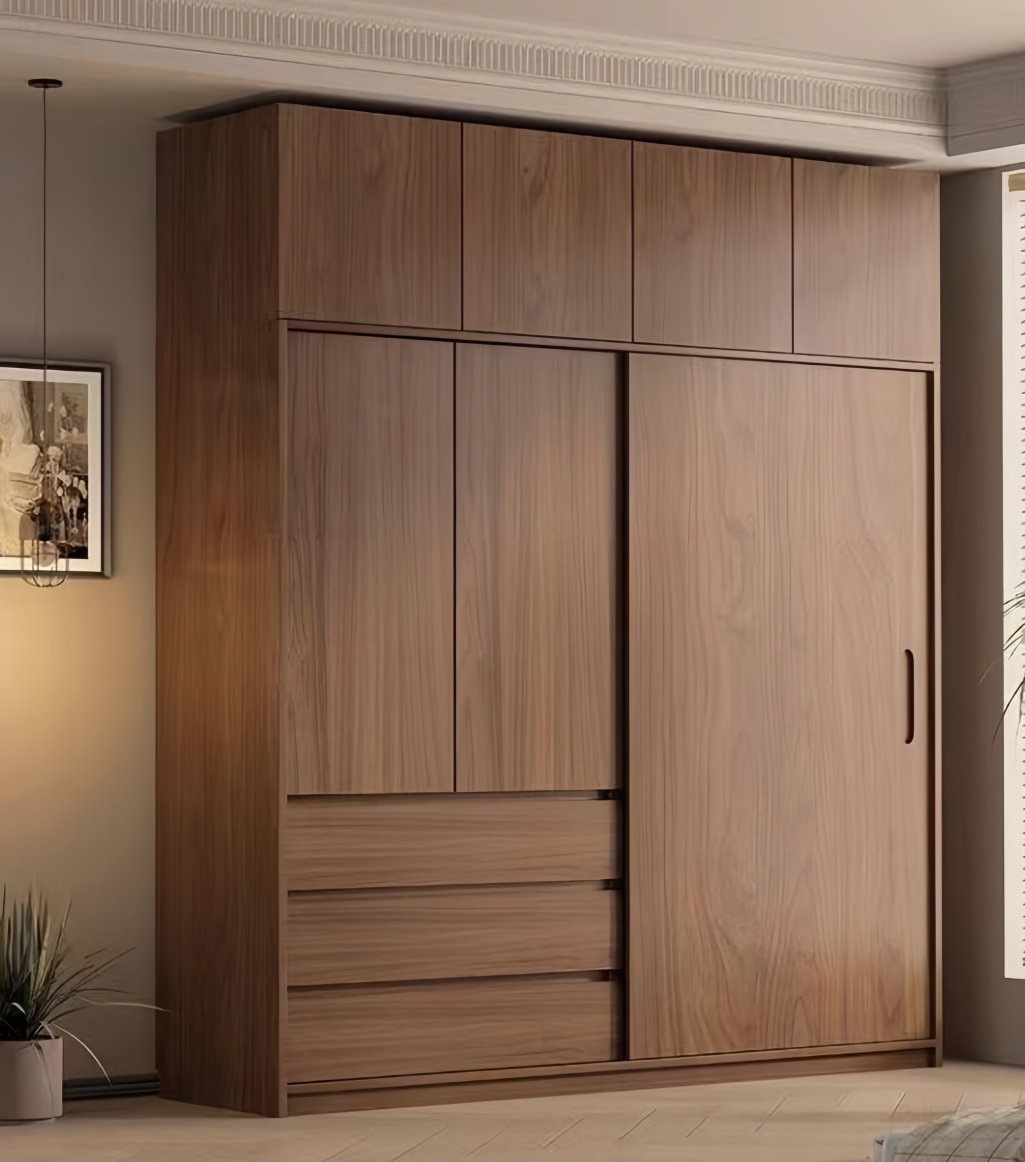 marlao Simple Classic Dark Wardrobe | Wayfair