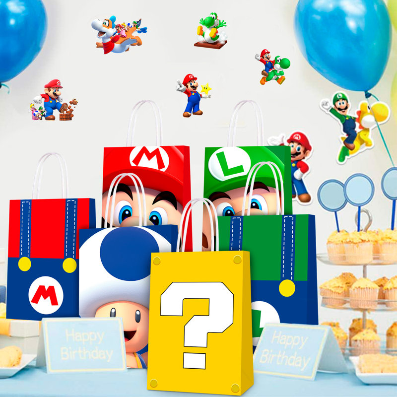 Dakota Fields Super Mario Party Bags,74pcs Super Mario Gift Bags | Wayfair