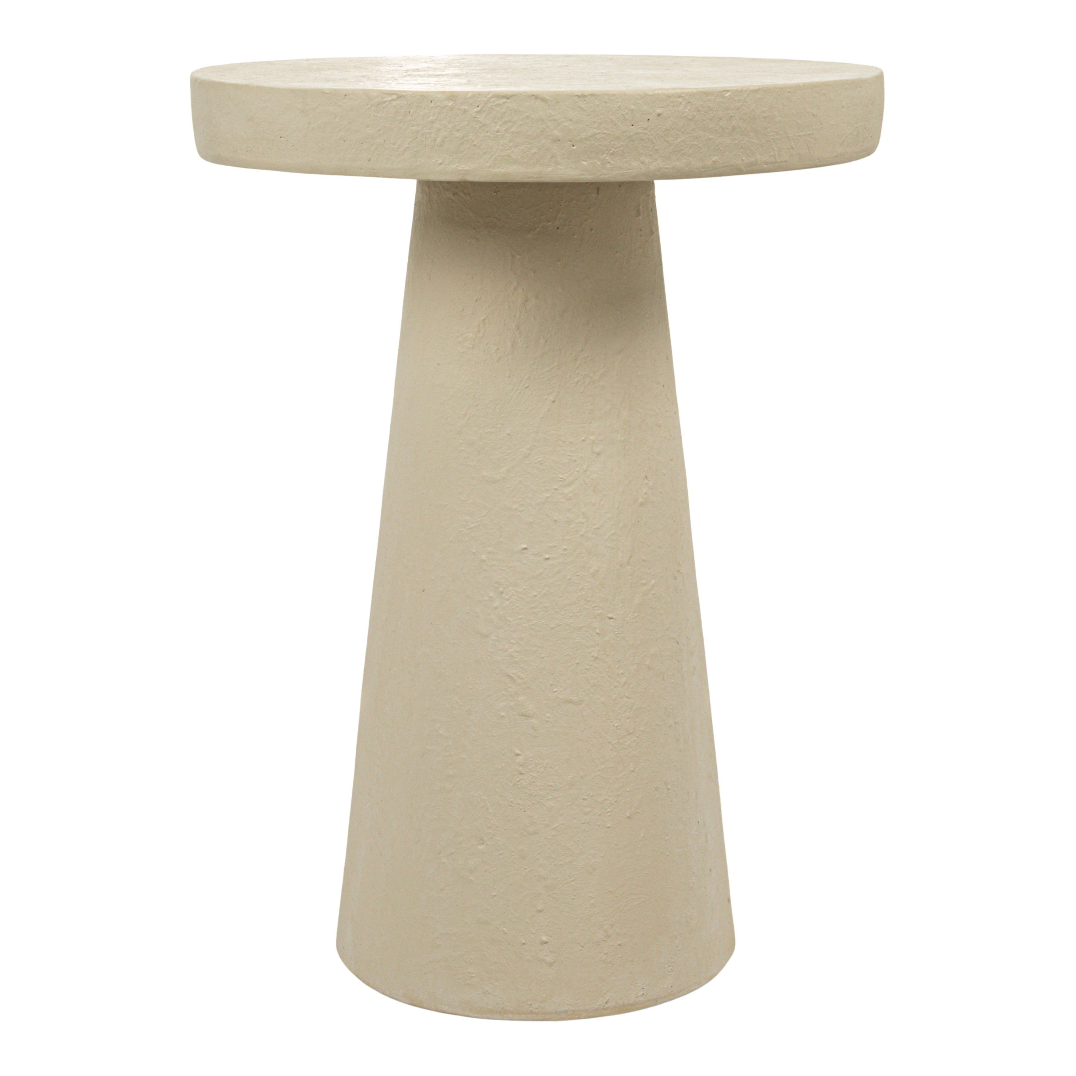 Rowena Interiors Magnesium Oxide Tapered Side Table | Perigold