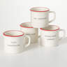 Clover Lane Holiday Mug - Set Of 4 | Wayfair