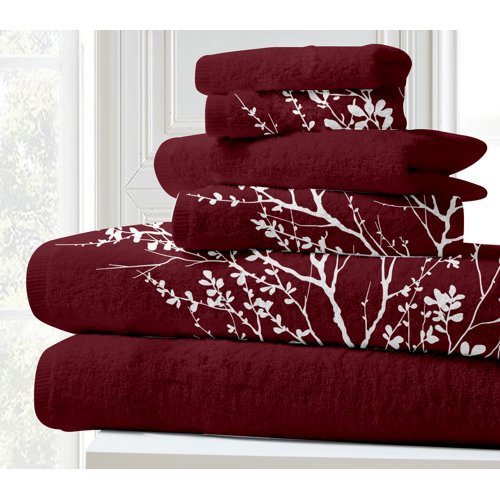 Red Bath Towel Sets You'll Love | Wayfair