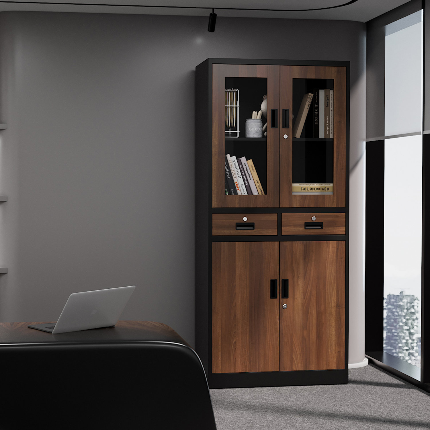 Inbox Zero Izyah 2 - Drawer 8 - Shelf Storage Cabinet & Reviews ...