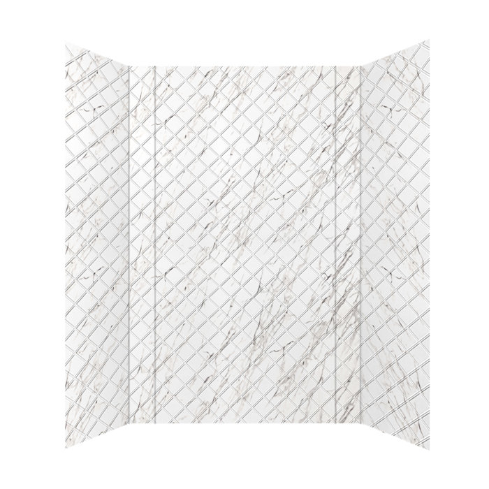 FromPlainToBeautifulInHours Argyle Tile - Mirroflex - Tub and Shower ...