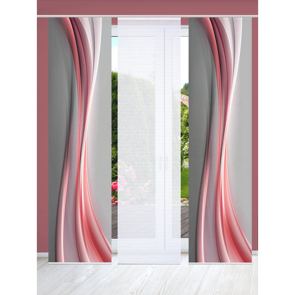 East Urban Home Rengel Polyester Semi Sheer Track Insert Sliding Panel ...