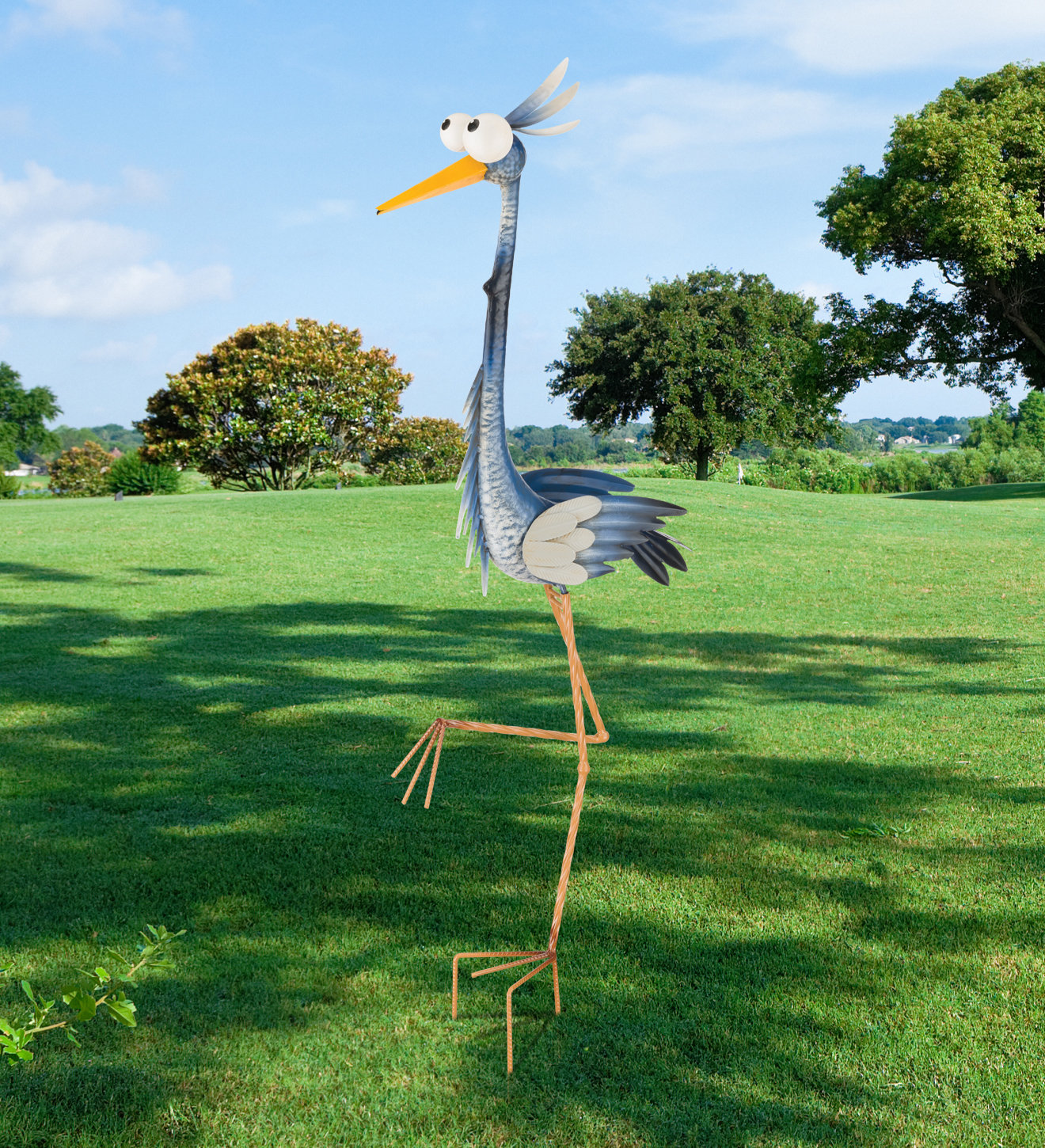 Regal Art & Gift Goofy Bird Stake - Heron & Reviews | Wayfair