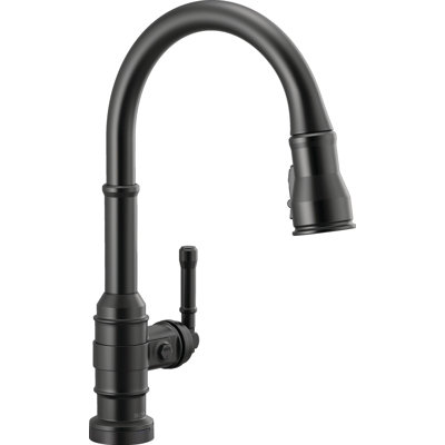 Delta Broderick Pull Down Touch Single Handle Kitchen Faucet With ...
