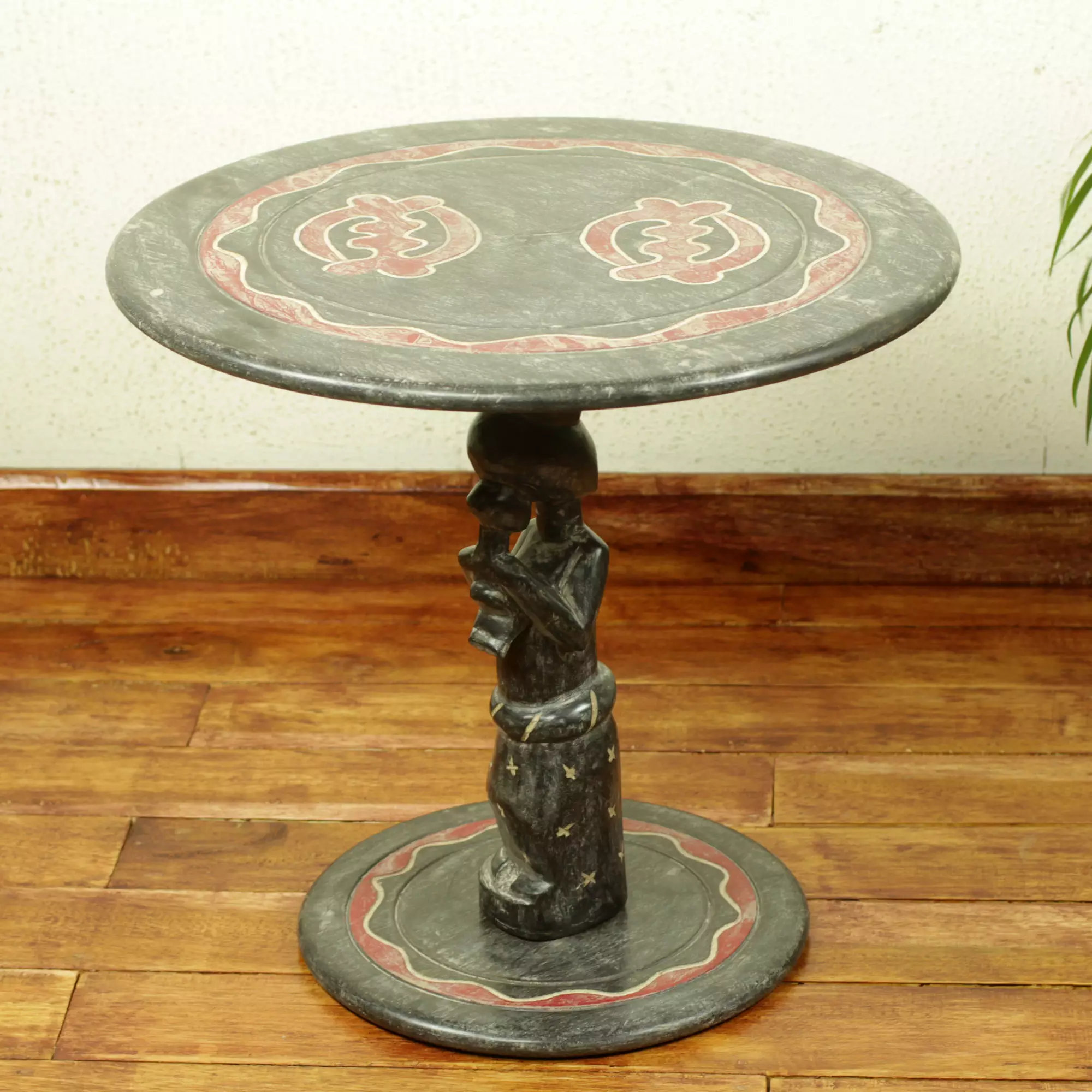 Bungalow Rose 21.25" Sese Solid Wood Pedestal Dining Table | Wayfair