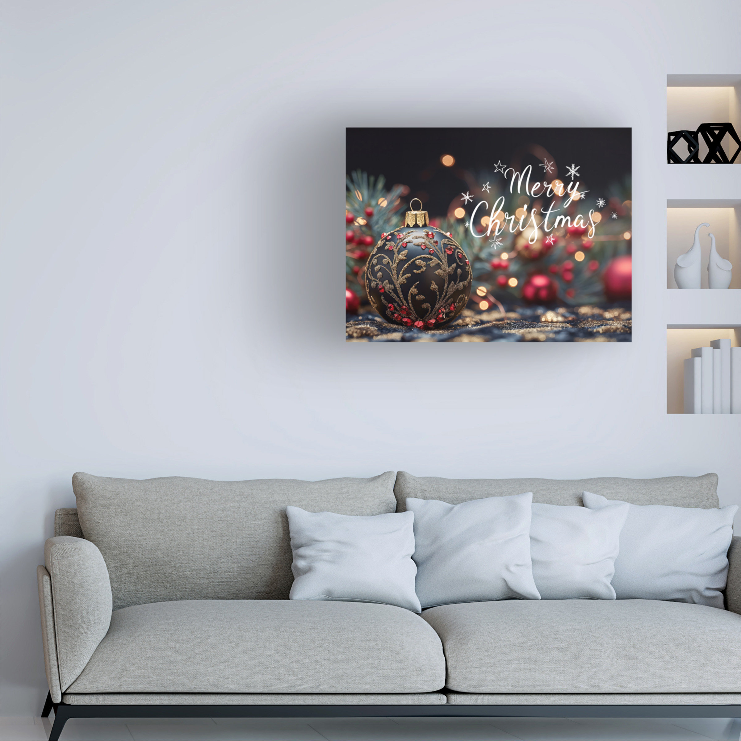 Winston Porter Wrapped Canvas Wall Art - Imagine It Images 'Christmas ...