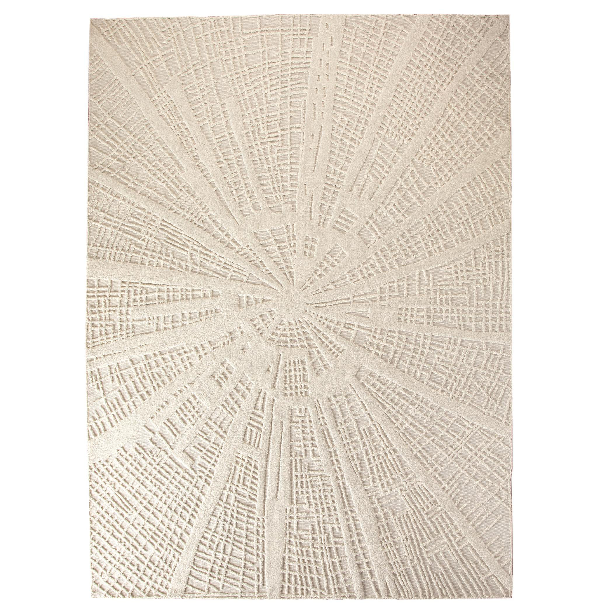 Global Views Vortex Rug-Ivory/Ivory | Perigold