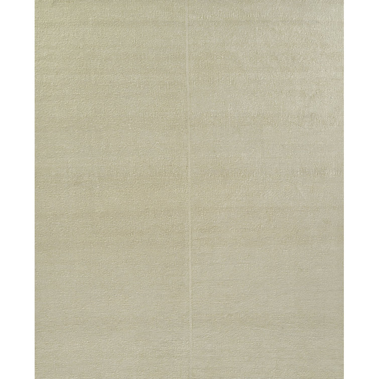 Rosecliff Heights Beljot Flatweave Linen Solid Color Rug | Wayfair