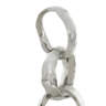 Ivy Bronx Cole And Grey Ceramic Interlocked Rings Abstract Sculpture ...