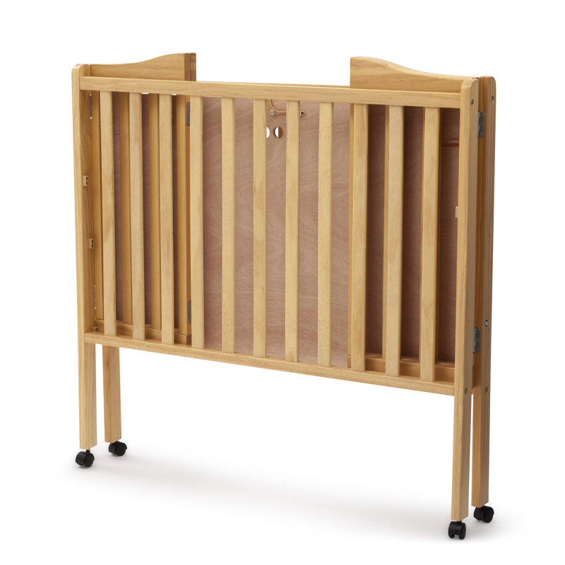Delta Children Folding Mini Portable Crib with Mattress & Reviews | Wayfair